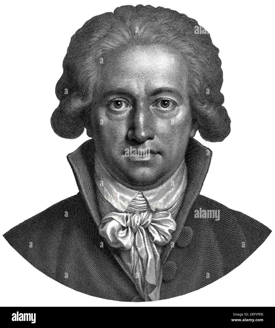 Portrait johann wolfgang von goethe Stock Vector Images - Alamy