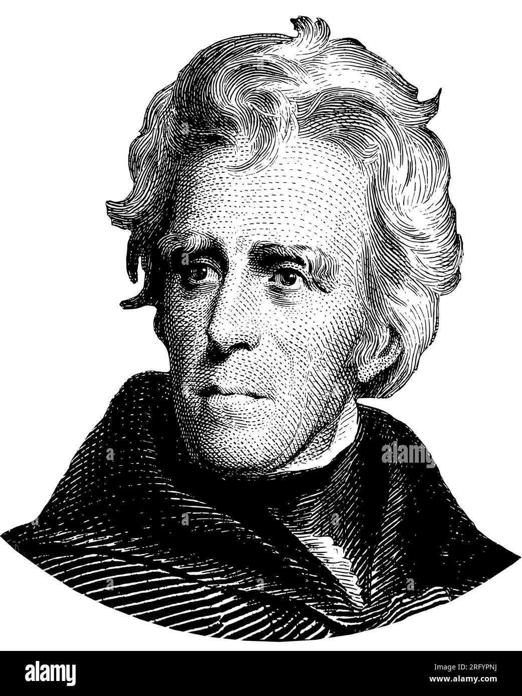 Jackson 7th president usa 1767 1845 Cut Out Stock Images & Pictures - Alamy