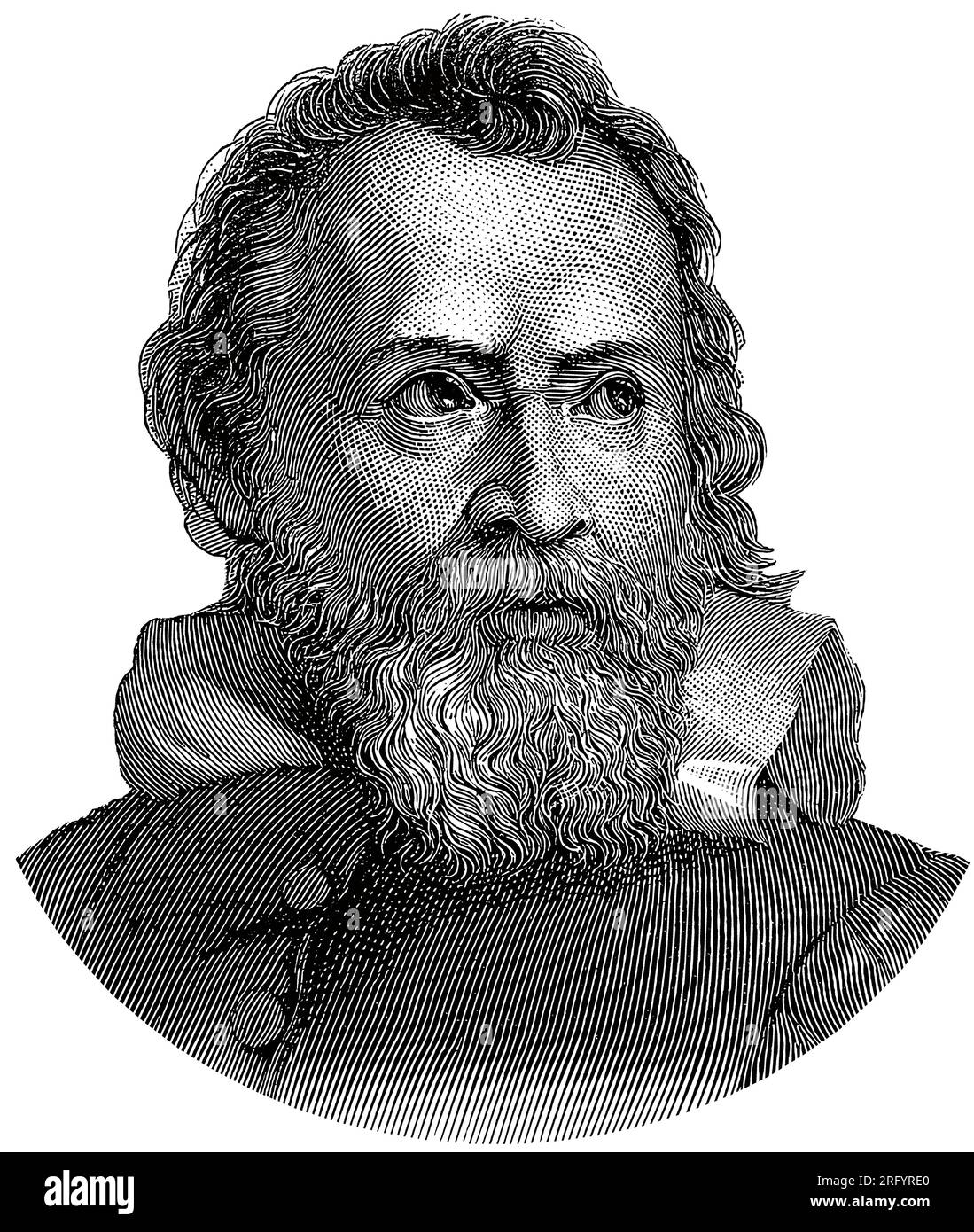 Galileo galilei 1564 1642 italian astronomer Stock Vector Images - Alamy