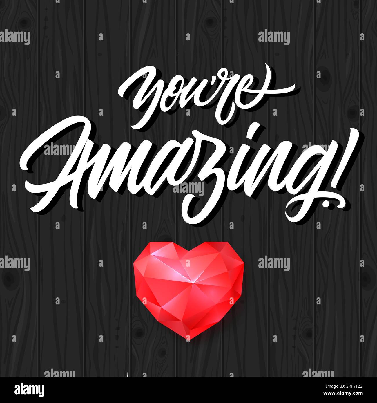 You Are Amazing Lettering and Diamond Stock Vector Image & Art - Alamy