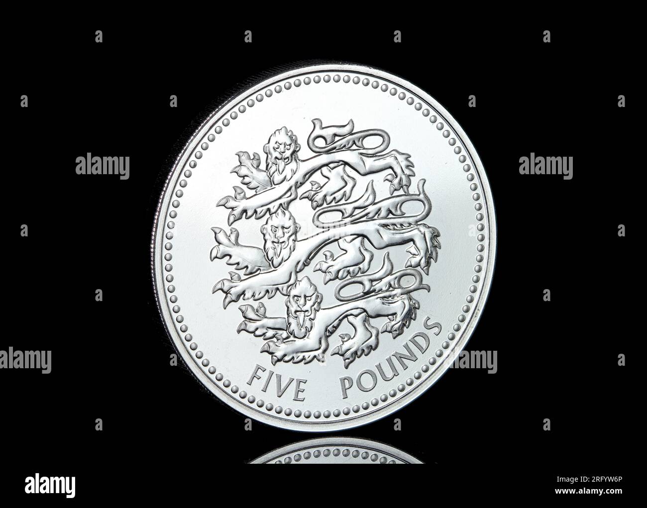 2023 United Kingdom Five Pound coin issued by The Royal Mint featuring ...