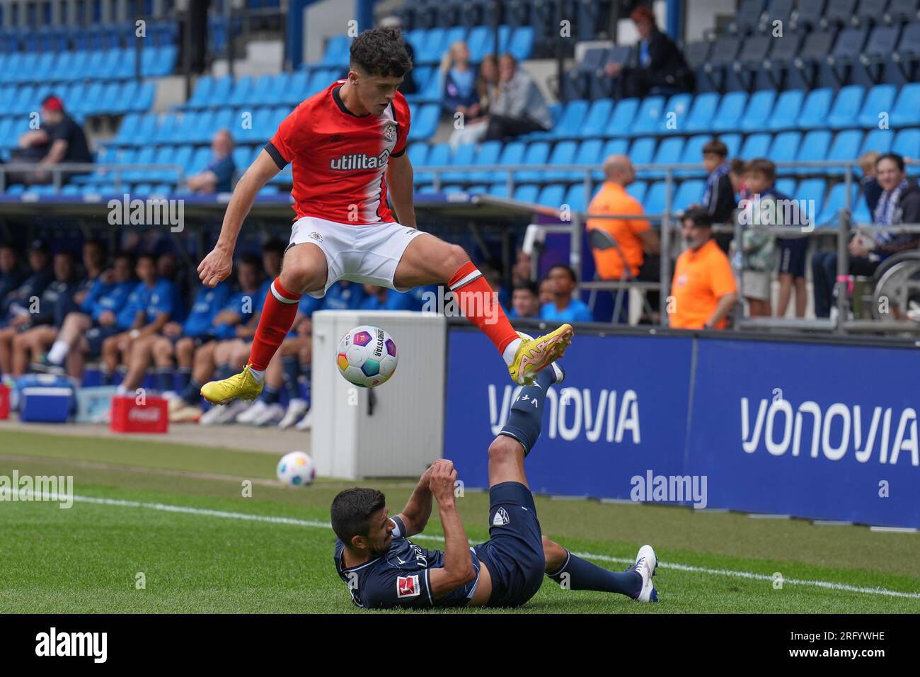 Bochum, Germany. 05th Aug, 2023. Ryan Giles of Luton Town during the ...