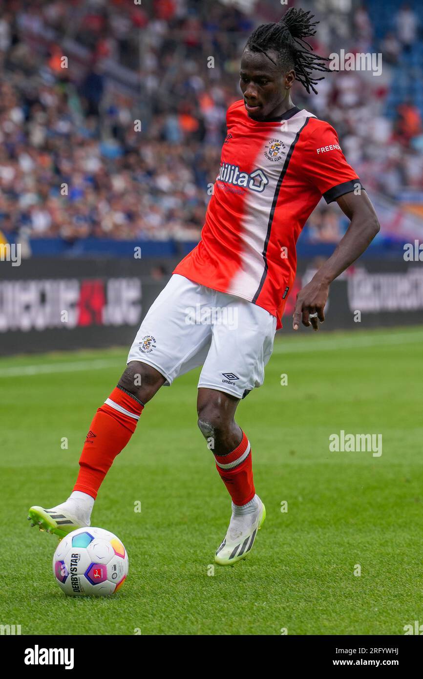 Bochum, Germany. 05th Aug, 2023. Issa Kabore of Luton Town during the ...