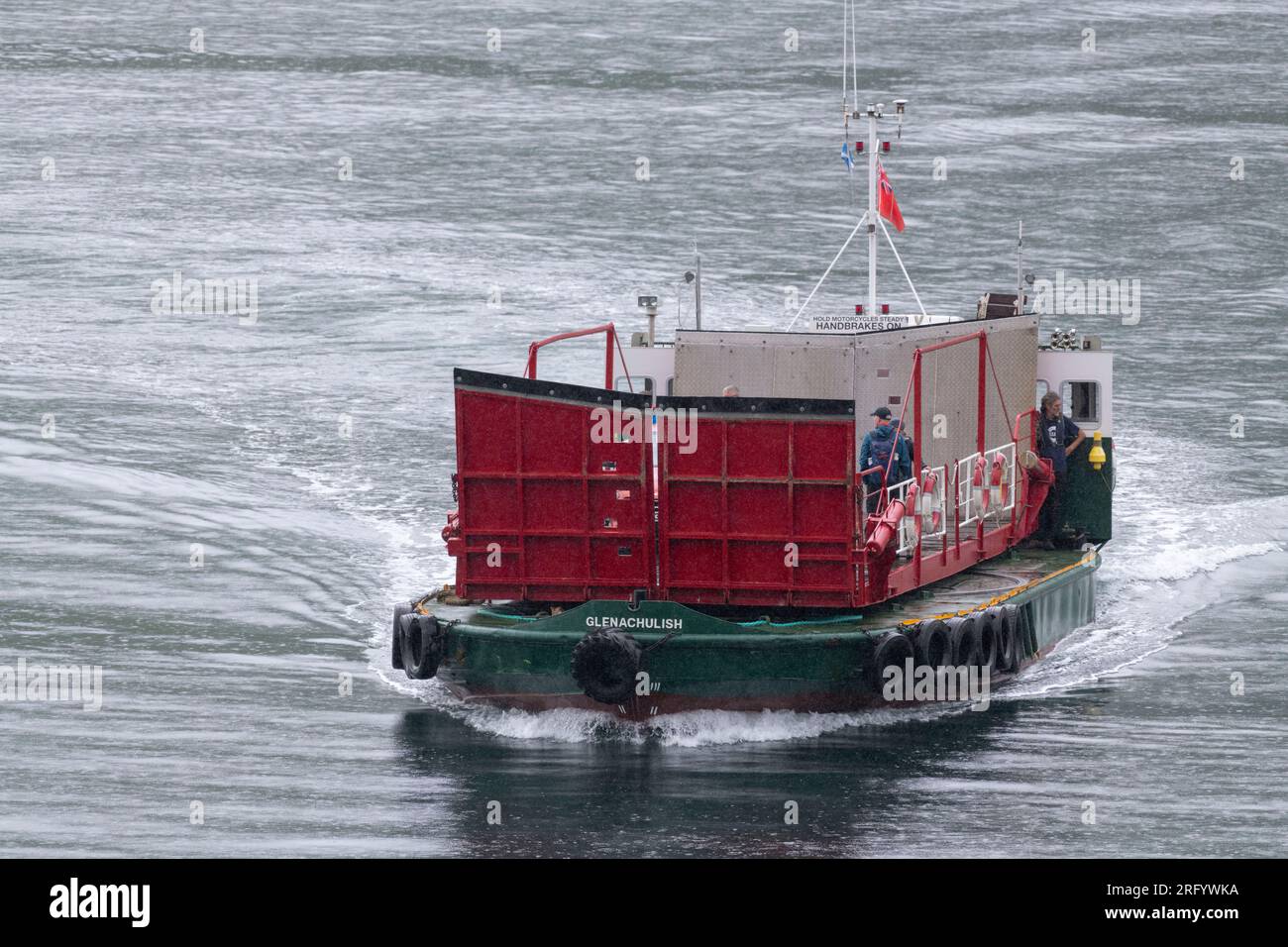 The MV Glenachulish, the World's Last Manually Operated Turntable Ferry ...
