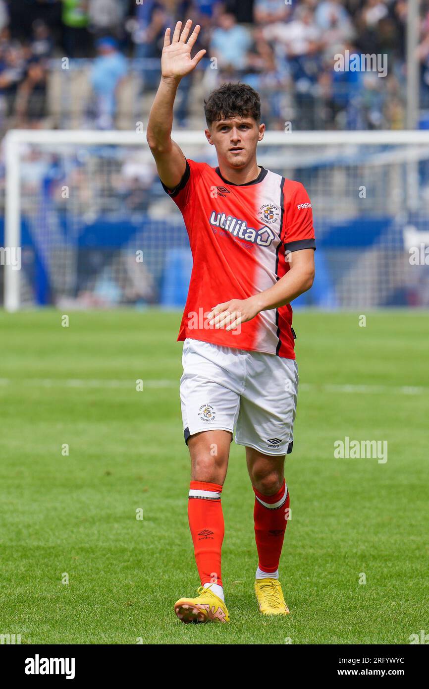 Bochum, Germany. 05th Aug, 2023. Ryan Giles of Luton Town during the ...