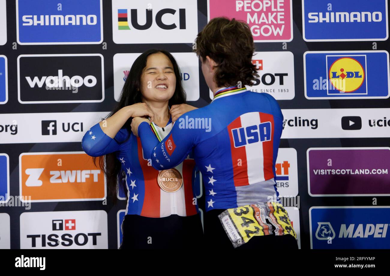 USA's Hannah Chadwick (left) and Skyler Samuelson Espinoza after ...