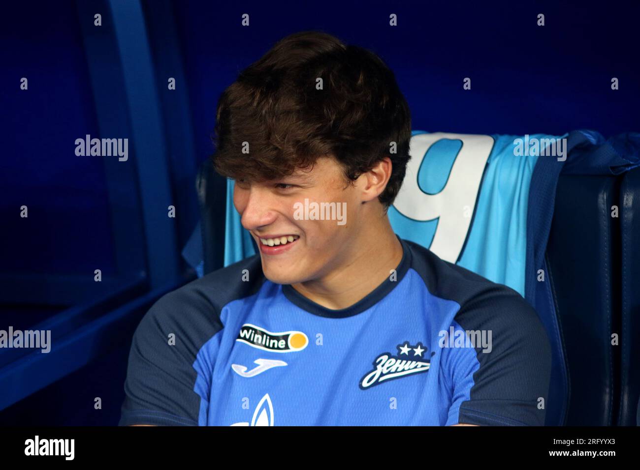 Saint Petersburg, Russia, 6 July 2023: Football. Russian Premier League ...