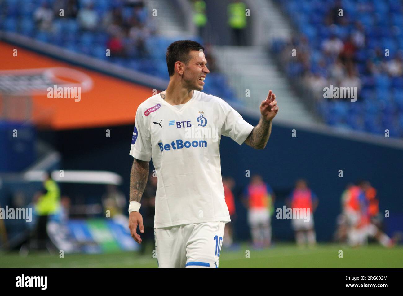 Saint Petersburg, Russia, 6 July 2023: Football. Russian Premier League ...