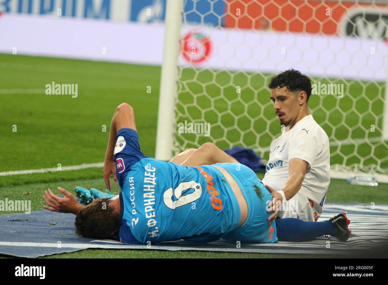 Saint Petersburg, Russia, 6 July 2023: Football. Russian Premier League ...