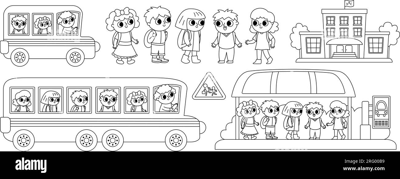 Bus Driver Clipart Black And White Bus Driver Drawing Black And White