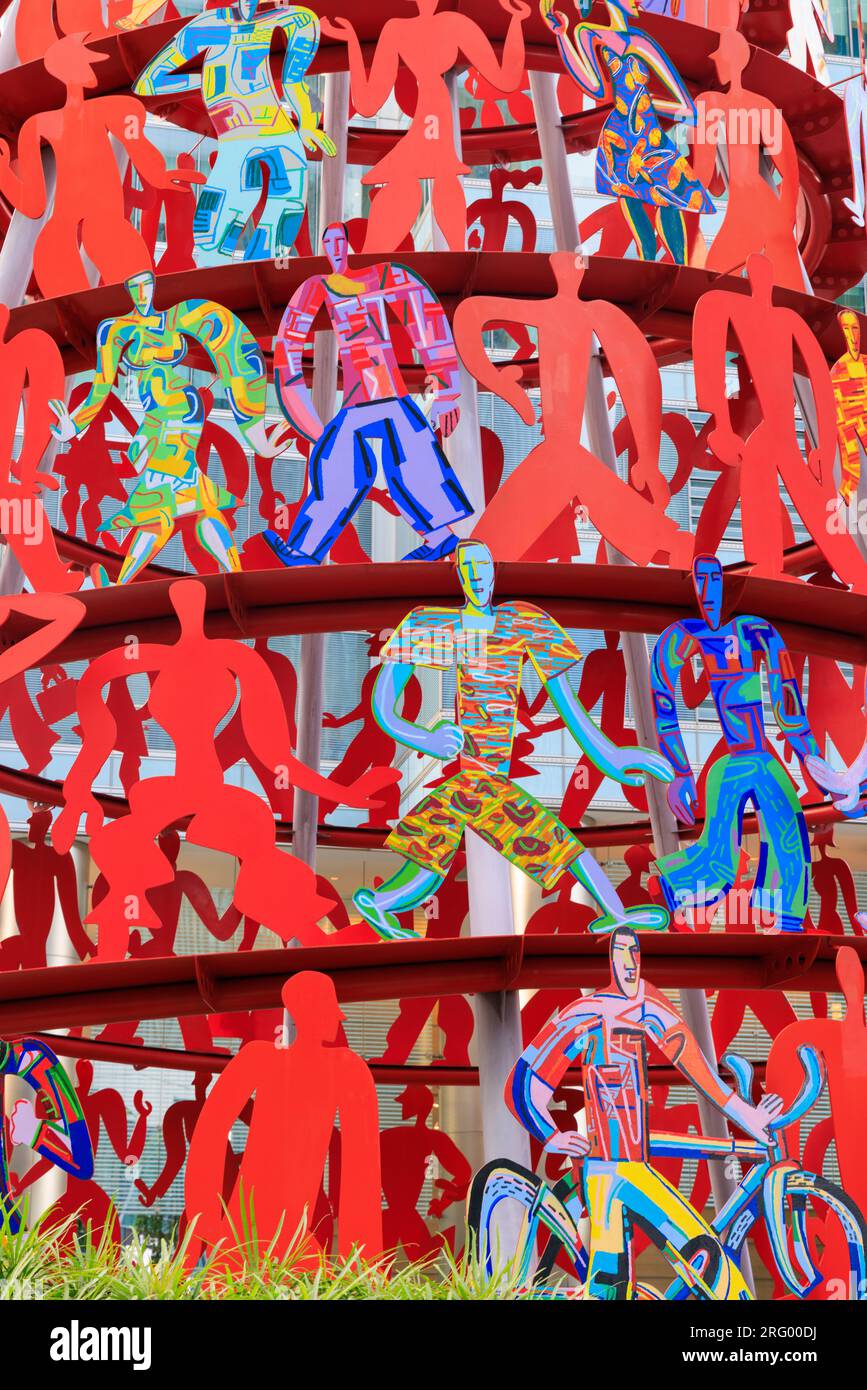 'Momentum' by David Gerstein at Finlayson Green, Singapore Stock Photo - Alamy