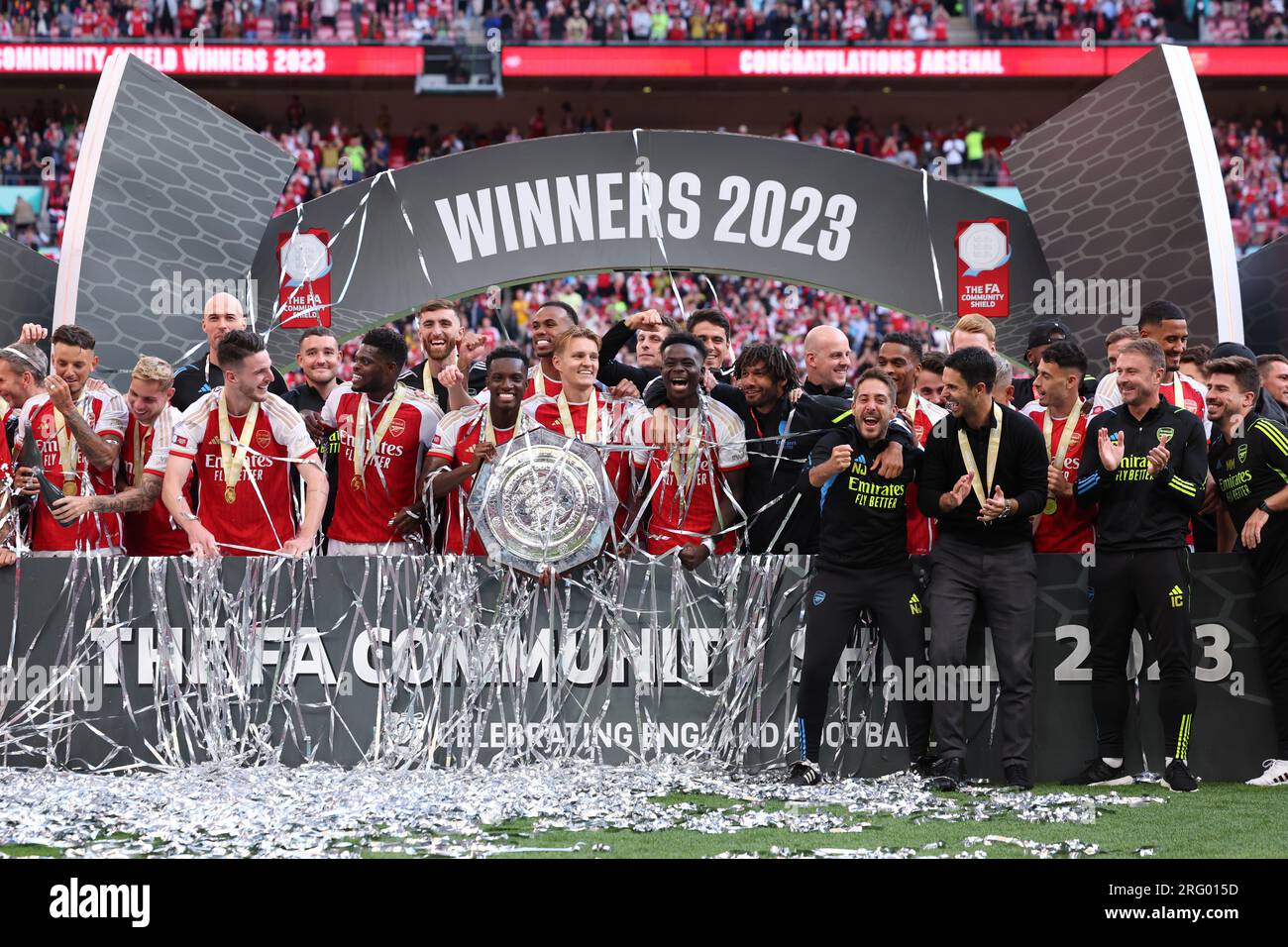 Wembley Stadium, London, UK. 6th Aug, 2023. Community Shield Football ...