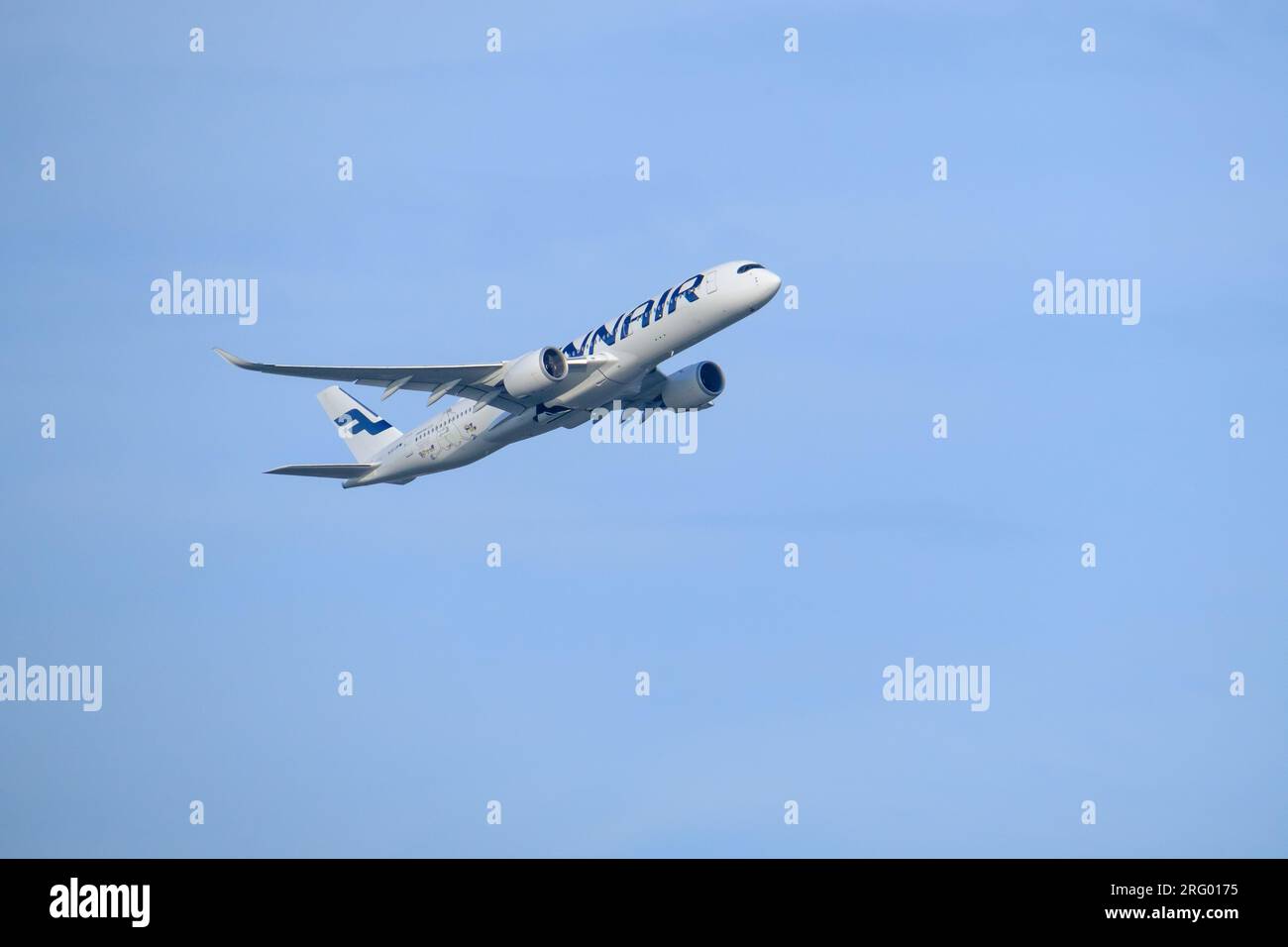 Helsinki / Finland - AUGUST 5, 2023: An Airbus A350, operated by the ...