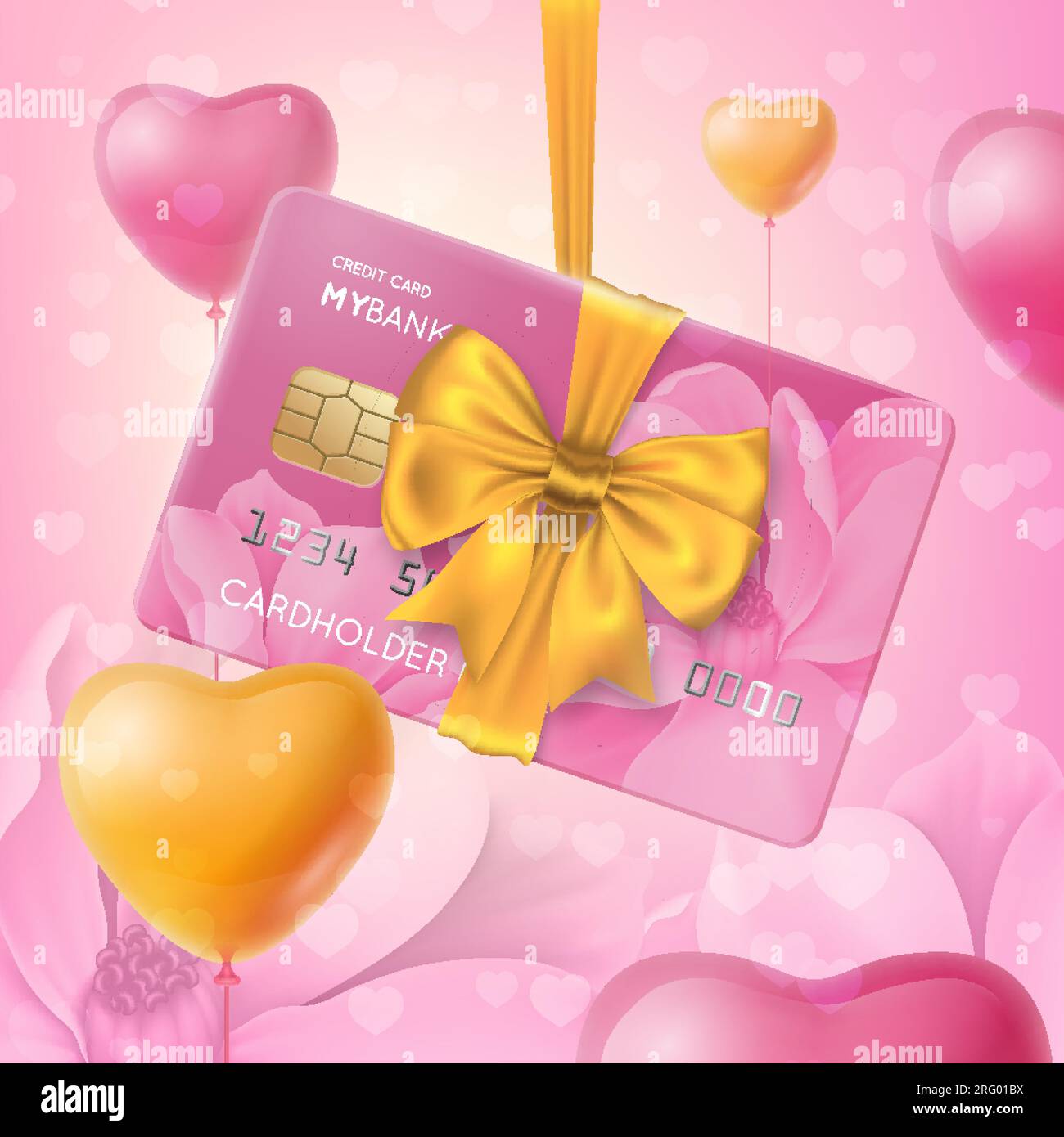 Beautiful woman credit card Stock Vector Images - Alamy