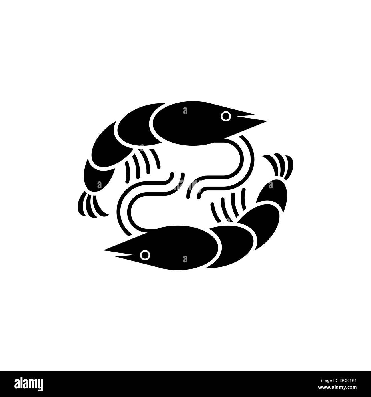 Shrimp sign symbol. Sea shrimp icon. Vector illustration Stock Vector ...