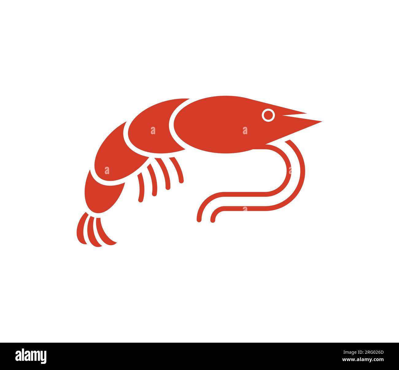 Shrimp sign symbol. Sea shrimp icon. Vector illustration Stock Vector ...