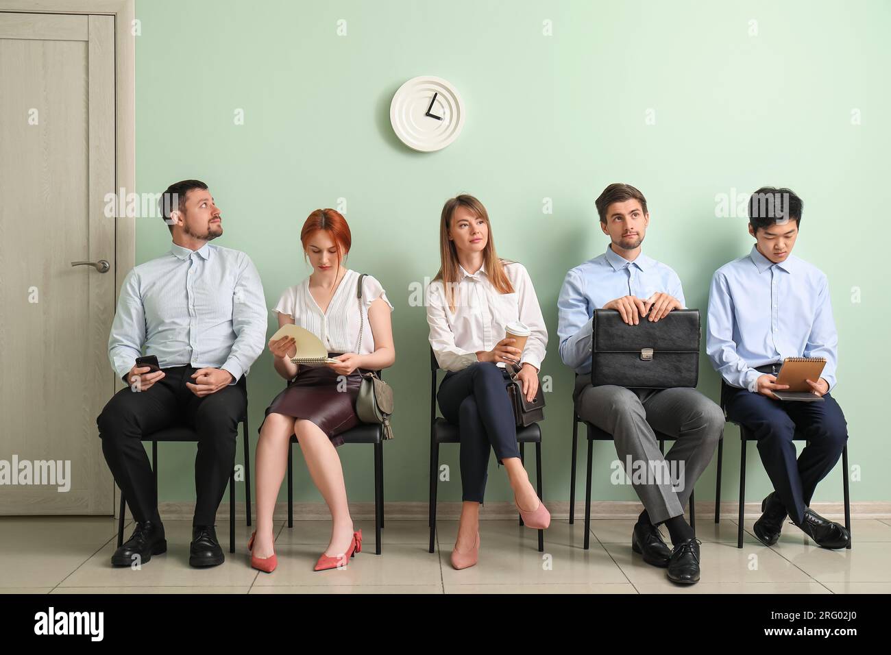 Company interviewing job applicants office hi-res stock photography and ...