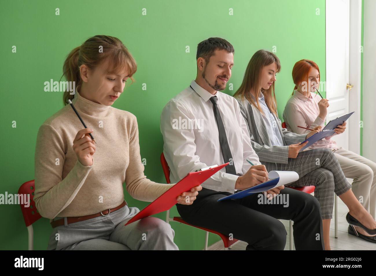 Company interviewing job applicants office hi-res stock photography and ...