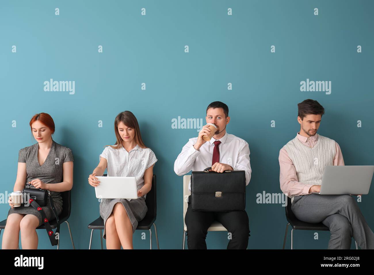 Company interviewing job applicants office hi-res stock photography and ...