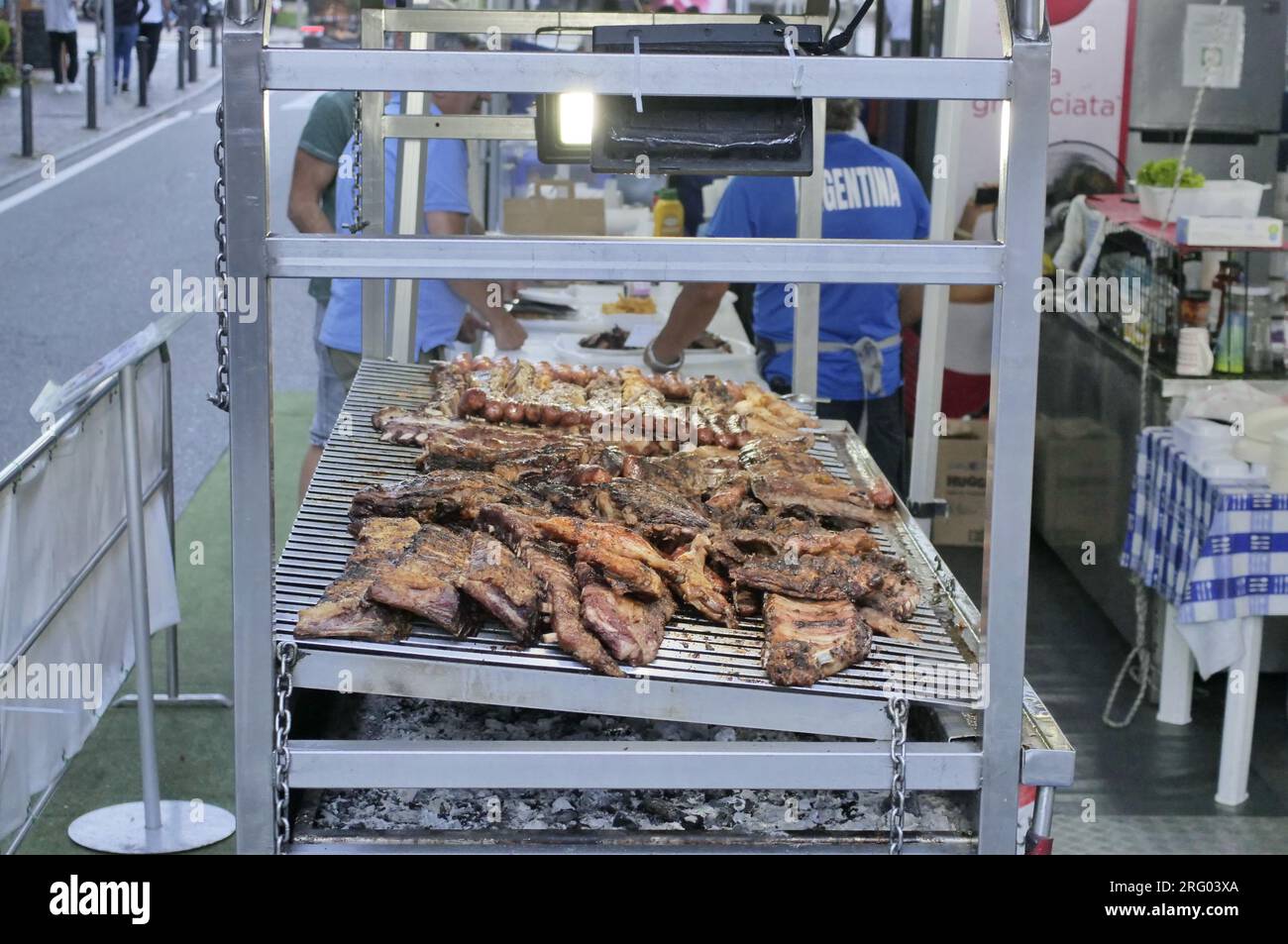 San Pellegrino, Italy. 06th Aug, 2023. Great turnout of people at San ...