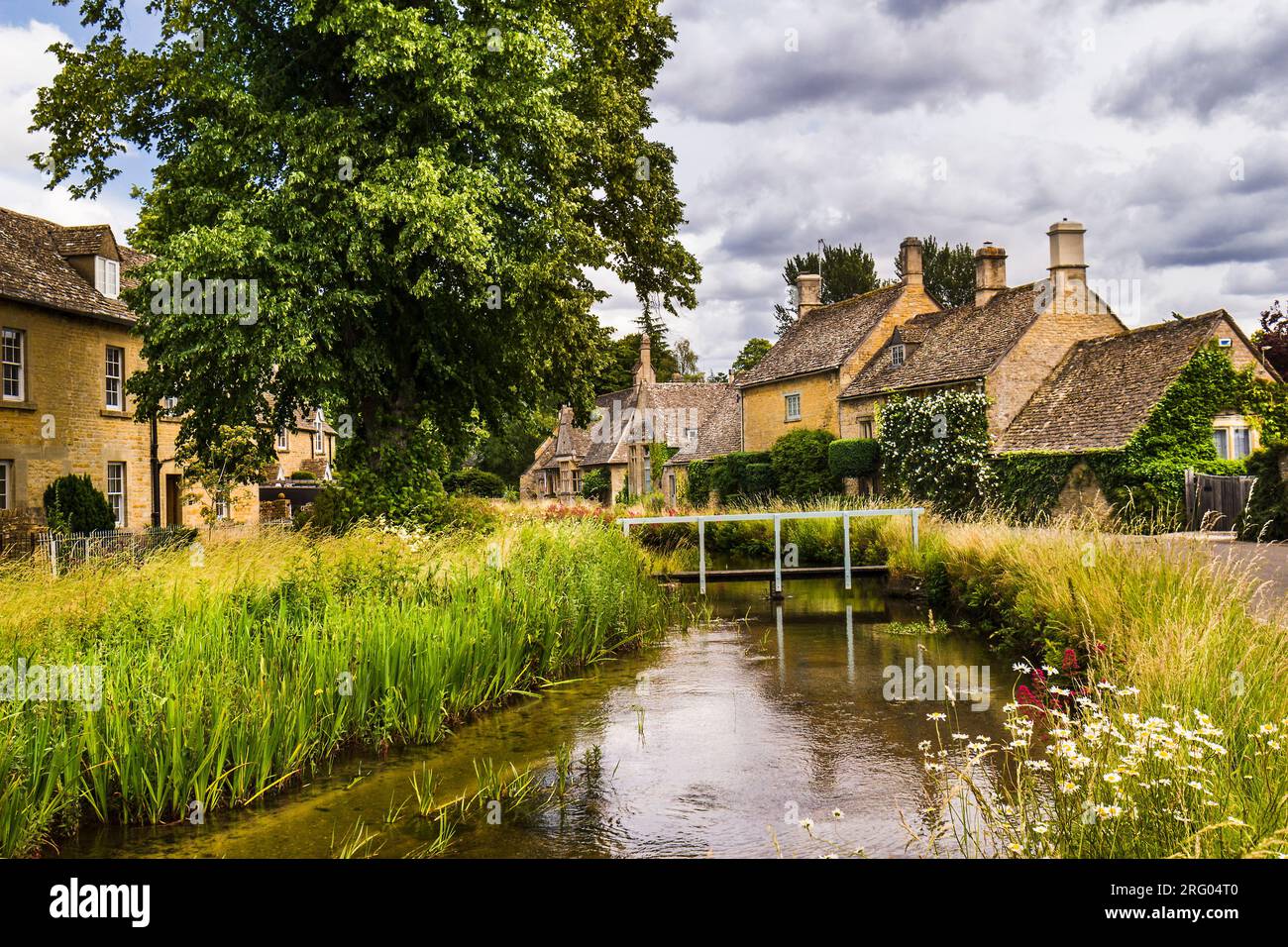 Lower Slaughter, The Costwolds, England Stock Photo - Alamy