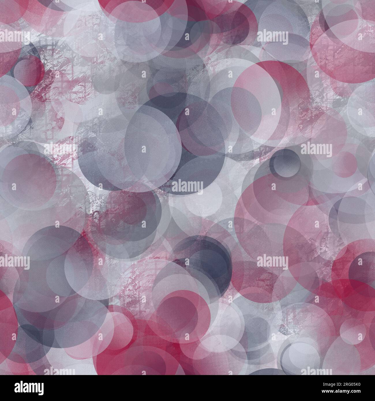 Red, blue and grey circle background. Different halftone textures ...