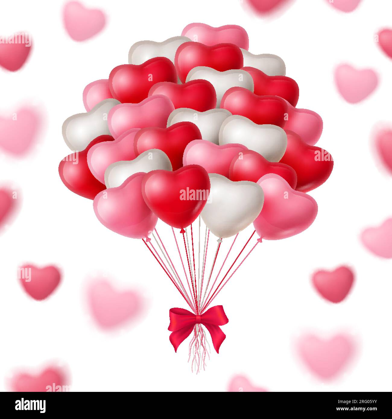 Beautiful woman gift balloons Stock Vector Images - Alamy