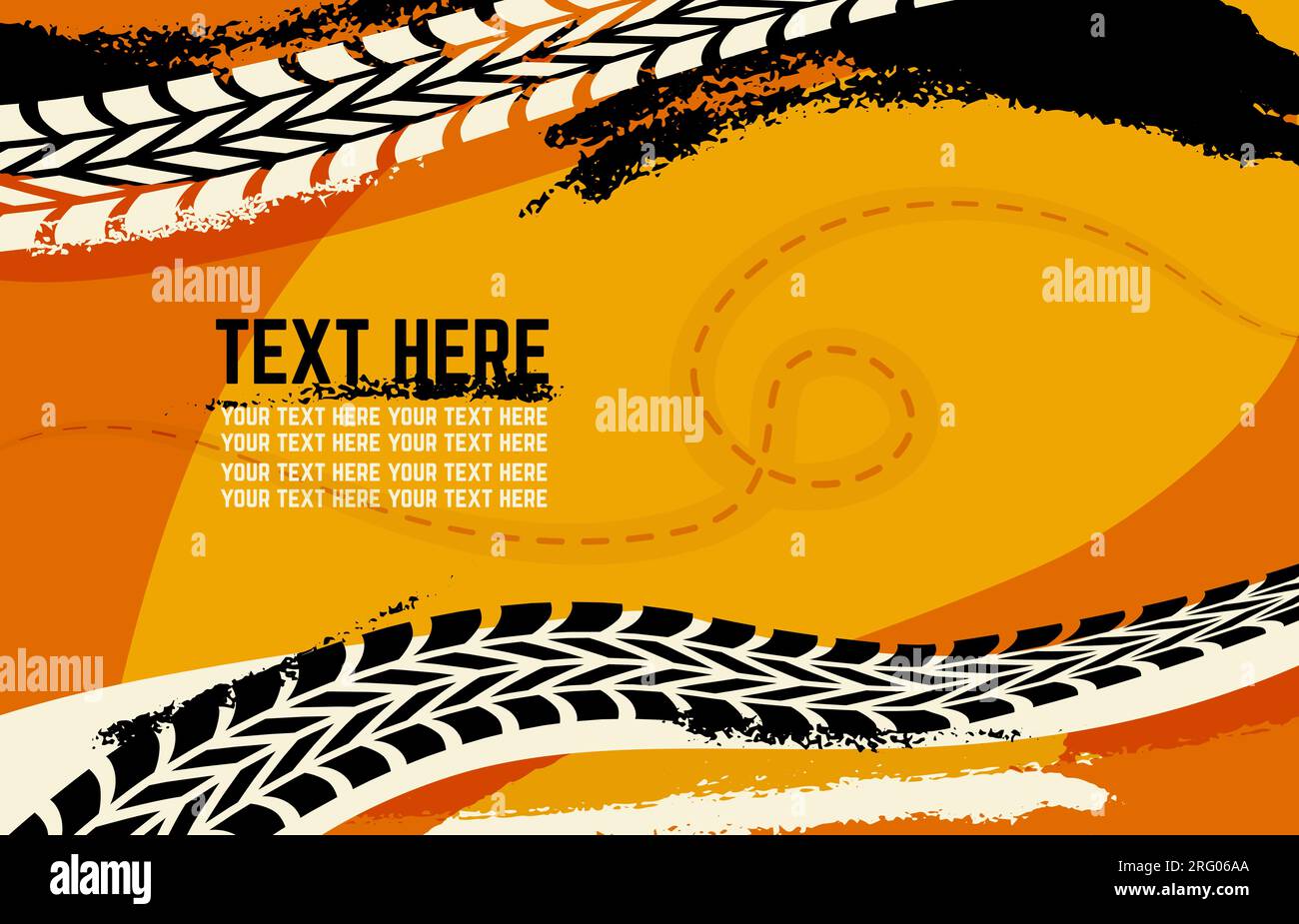 Tire track background, automotive tread tires. Tyre motorcycle or ...