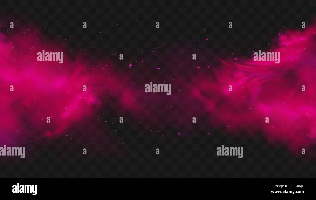 Powder explosion on black pink Stock Vector Images - Alamy