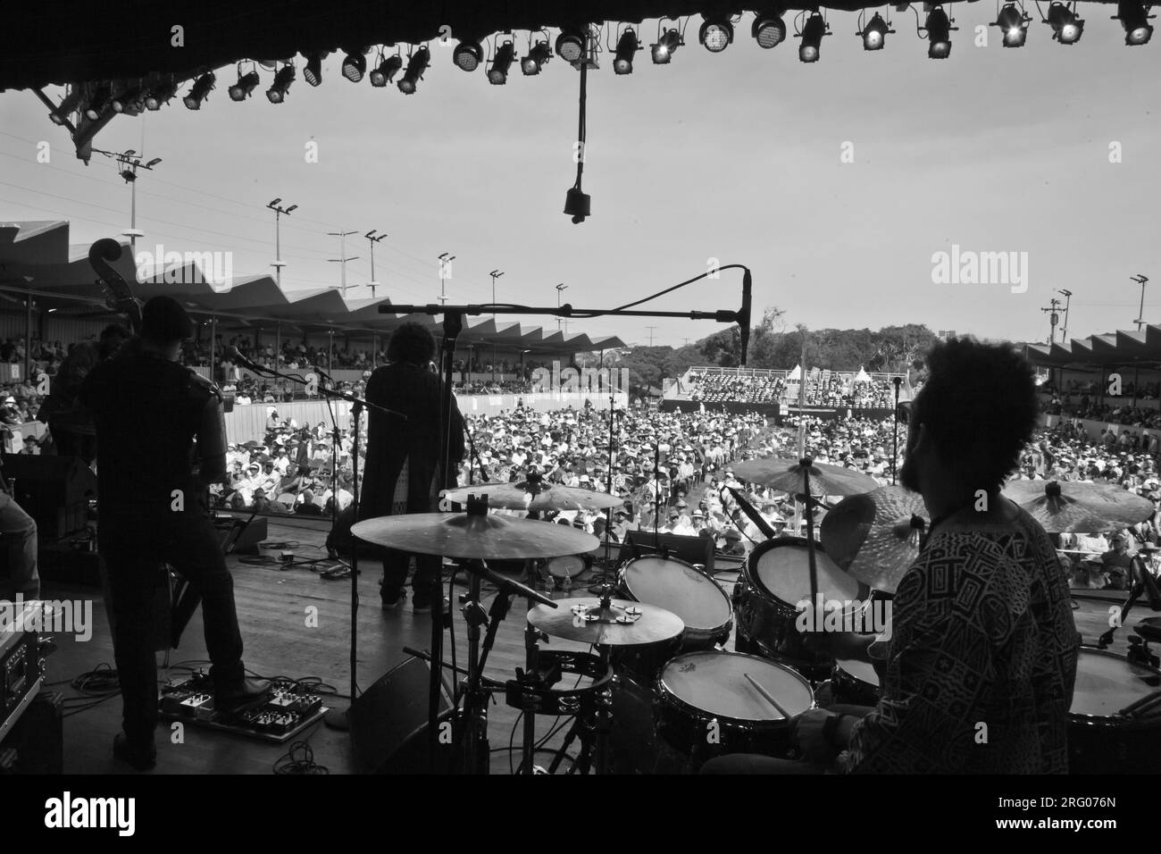 TONY AUSTIN on drums for KAMASI WASHINGTON performing at the 59th ...