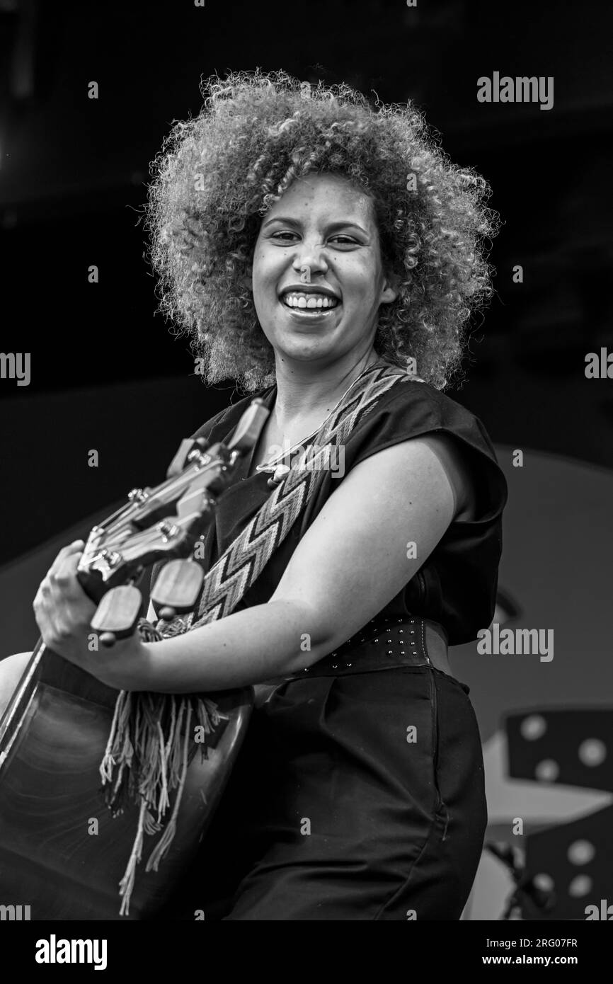 Columbian singer Black and White Stock Photos & Images - Alamy