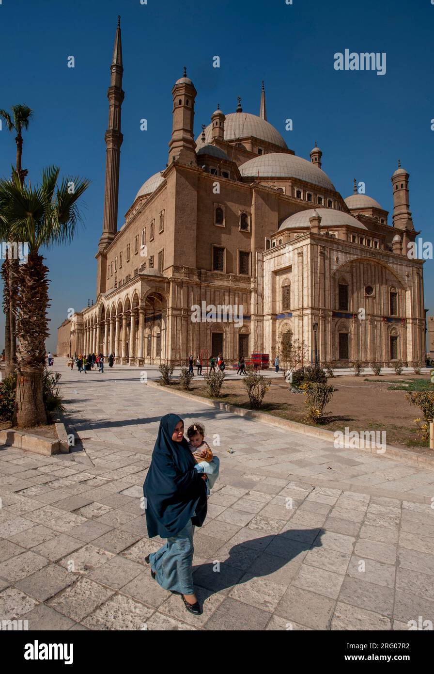 Africa, Egypt, Cairo. The famous Citadel in Cairo, Egypt Stock Photo ...