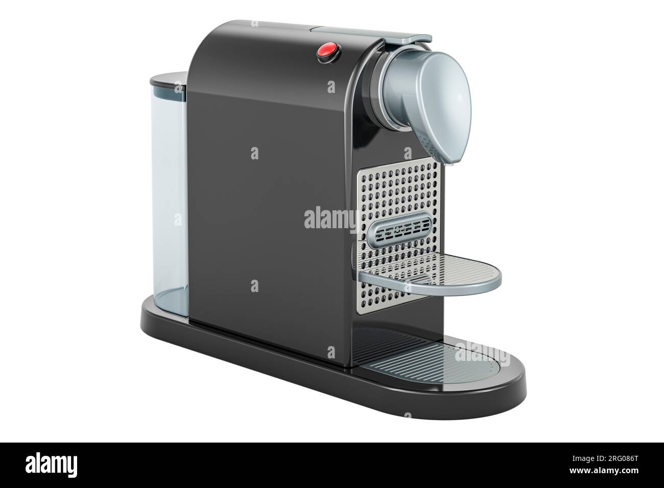 Coffee Pod Machine, 3D rendering isolated on white background Stock ...