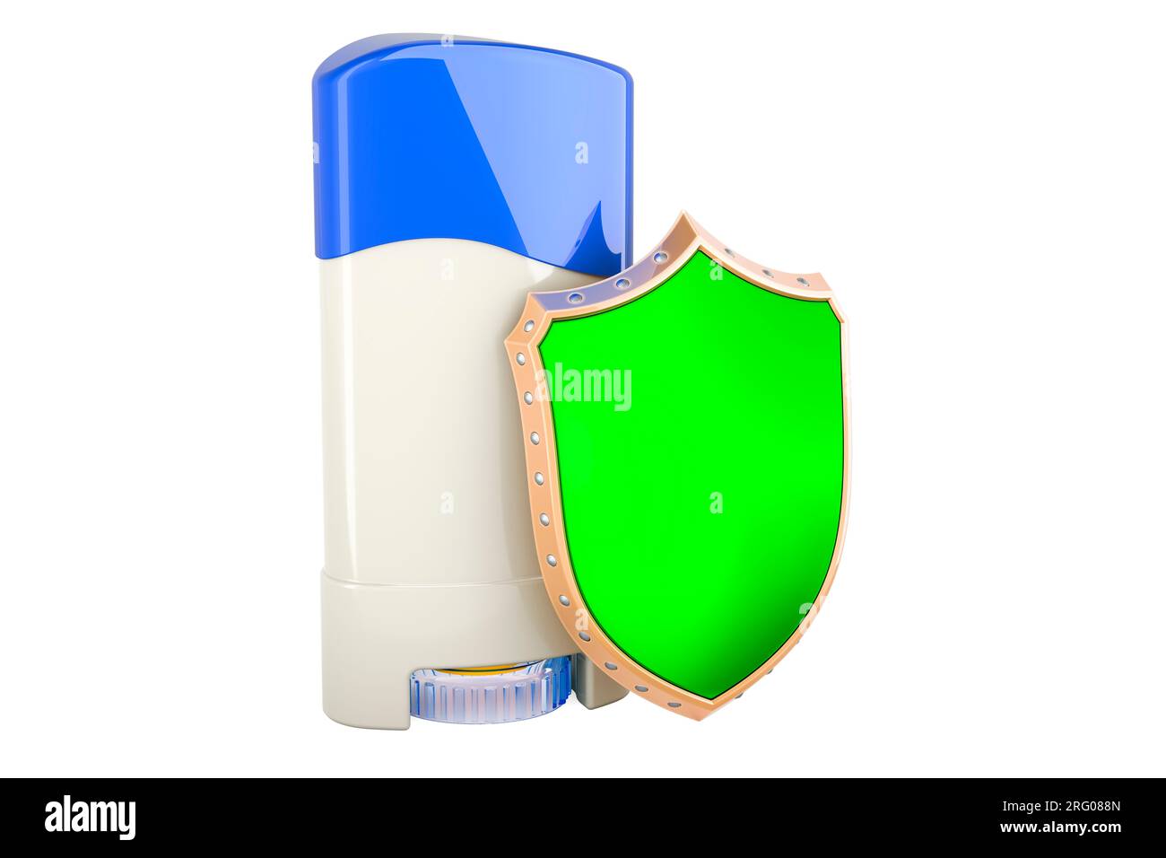 Solid Anti-Perspirant Deodorant, Deodorant Stick with shield, 3D ...