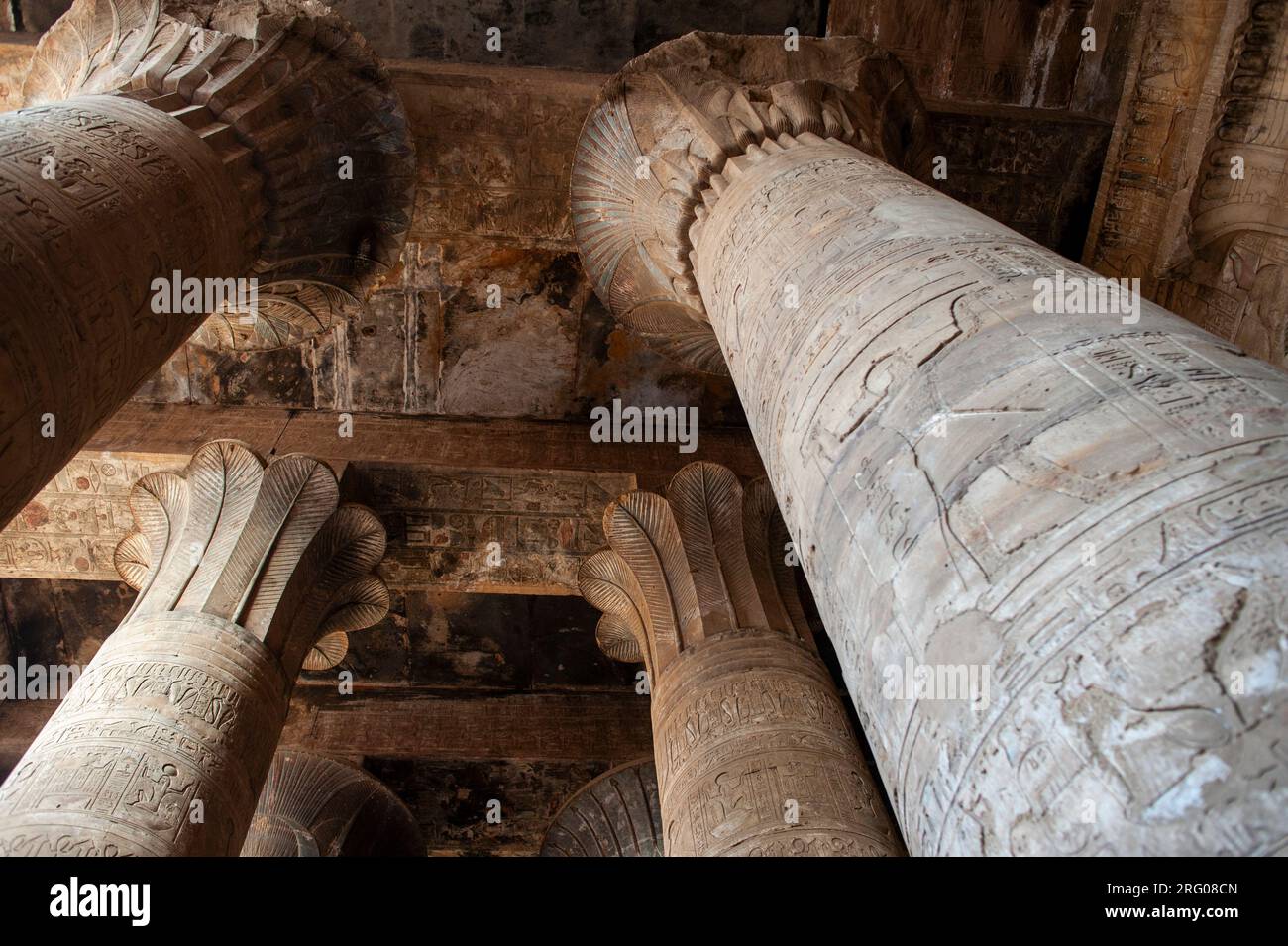 Africa, Egypt, Aswan. The temple of Edfu Stock Photo - Alamy