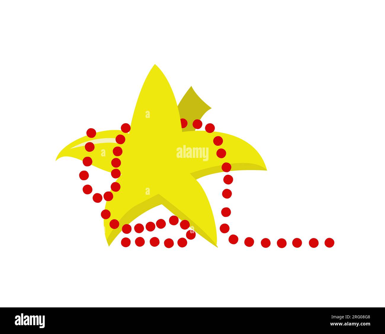 Star topper christmas tree Stock Vector Images - Alamy