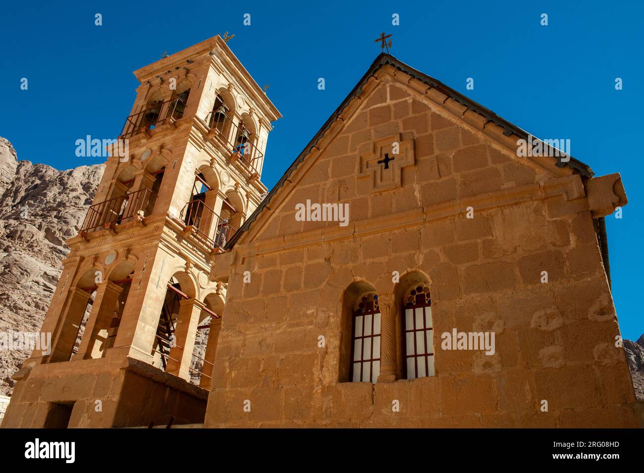 Africa, Egypt, Sinai Peninsula. St. Catherine's Monastery, a Greek ...