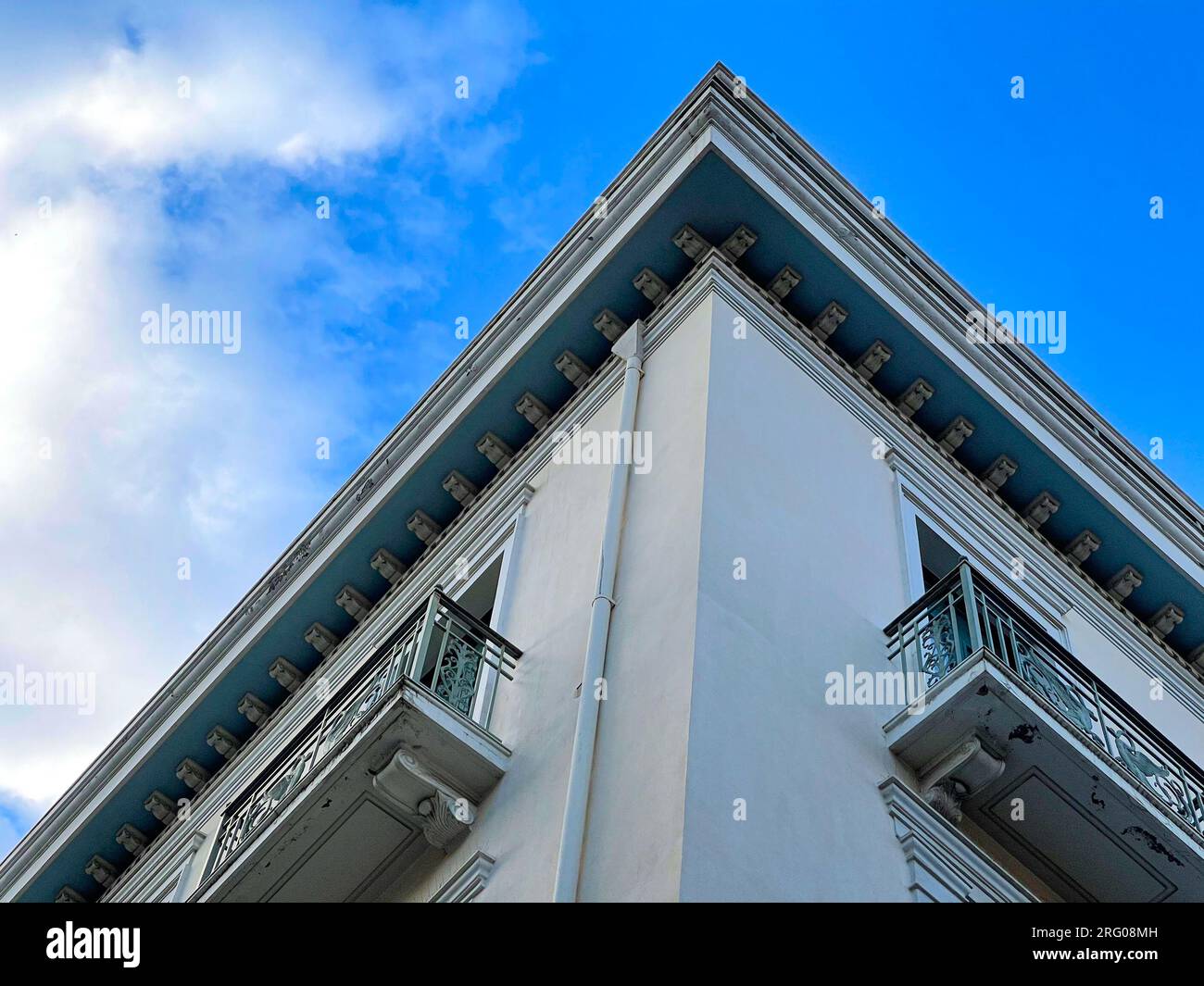 Beautiful Neo-classical buildings in kalamata city in Messenia, Greece ...