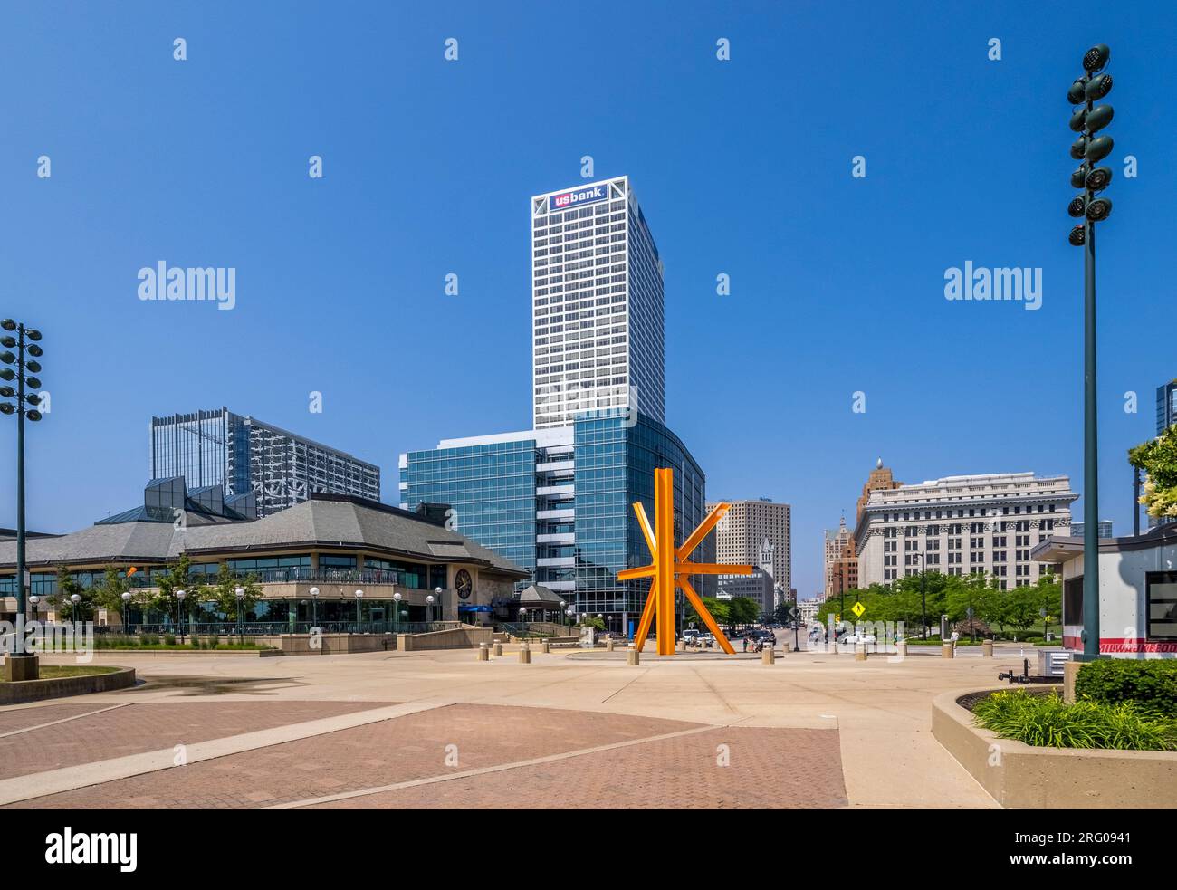 Downtown buildings in Milwaukee Wisconsin Stock Photo - Alamy