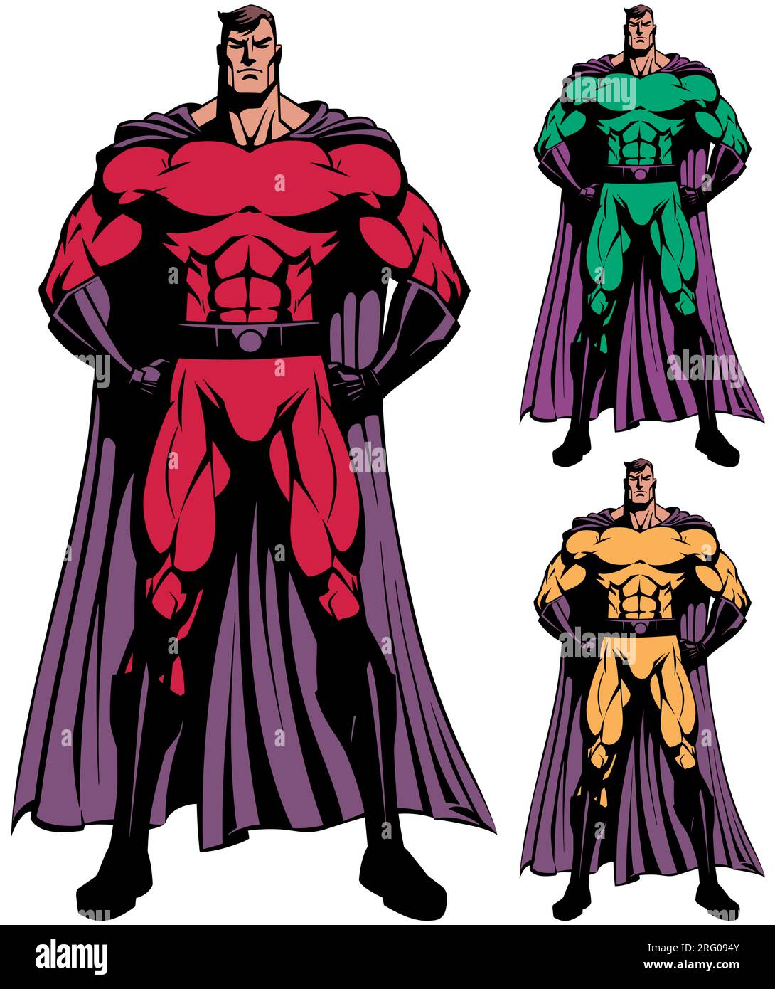 Brave man standing on Stock Vector Images - Alamy