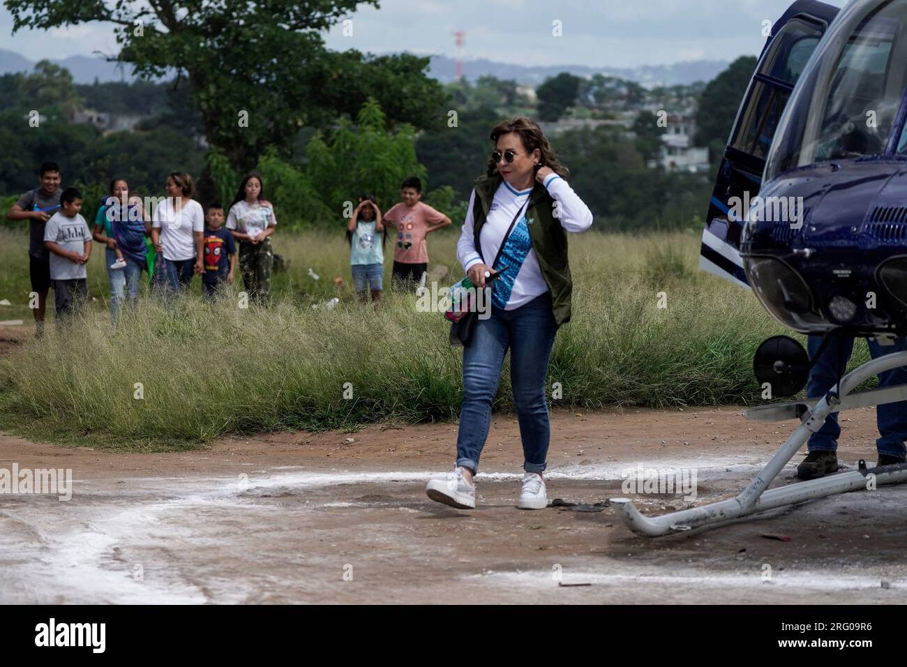 Sandra Torres, presidential candidate of UNE party, arrives for a ...