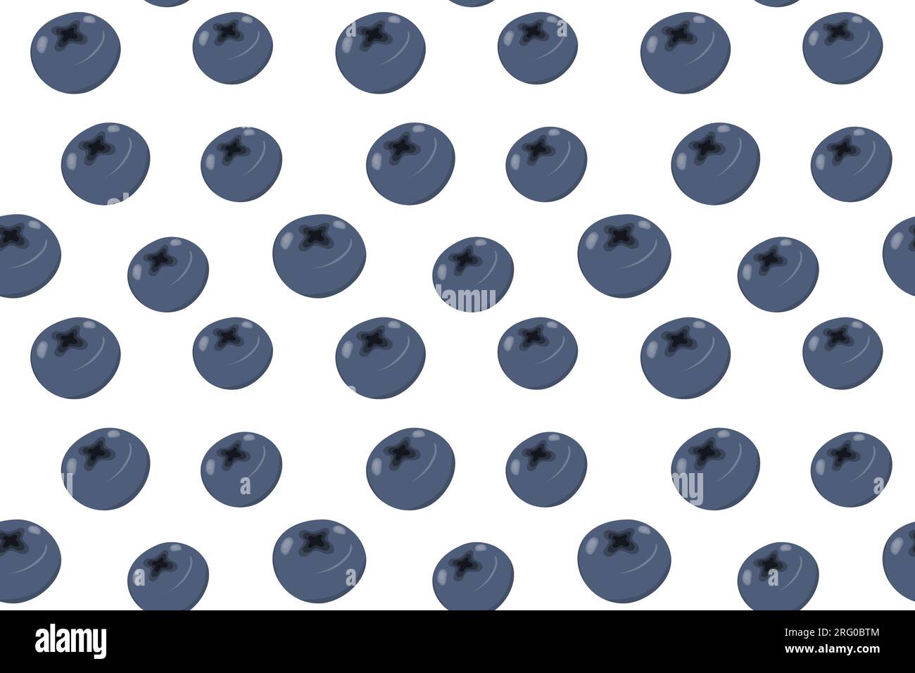 Blueberry seamless pattern without leaves. Vector Abstract background ...