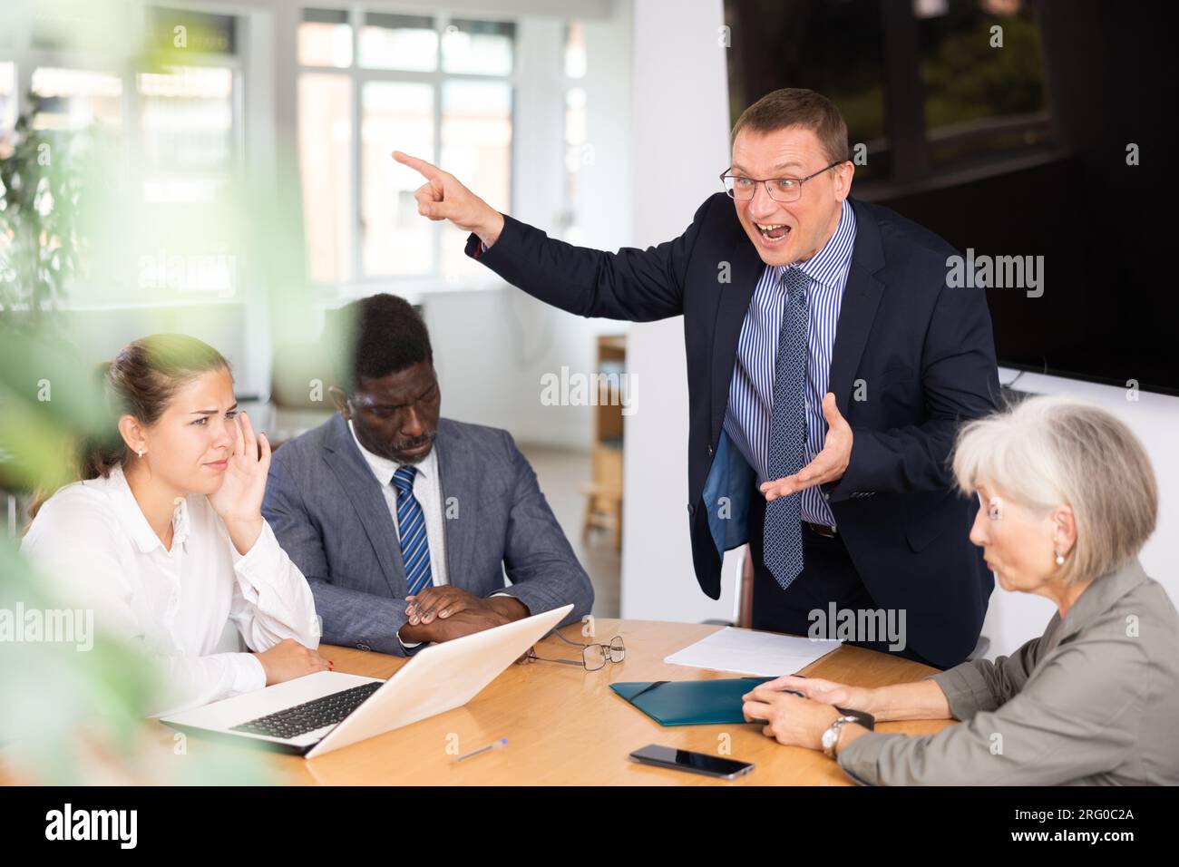Speaker and audience stress hi-res stock photography and images - Alamy