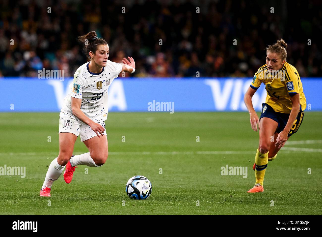 Melbourne, Australia, 6 August, 2023. Emily Fox of USA during the Women ...