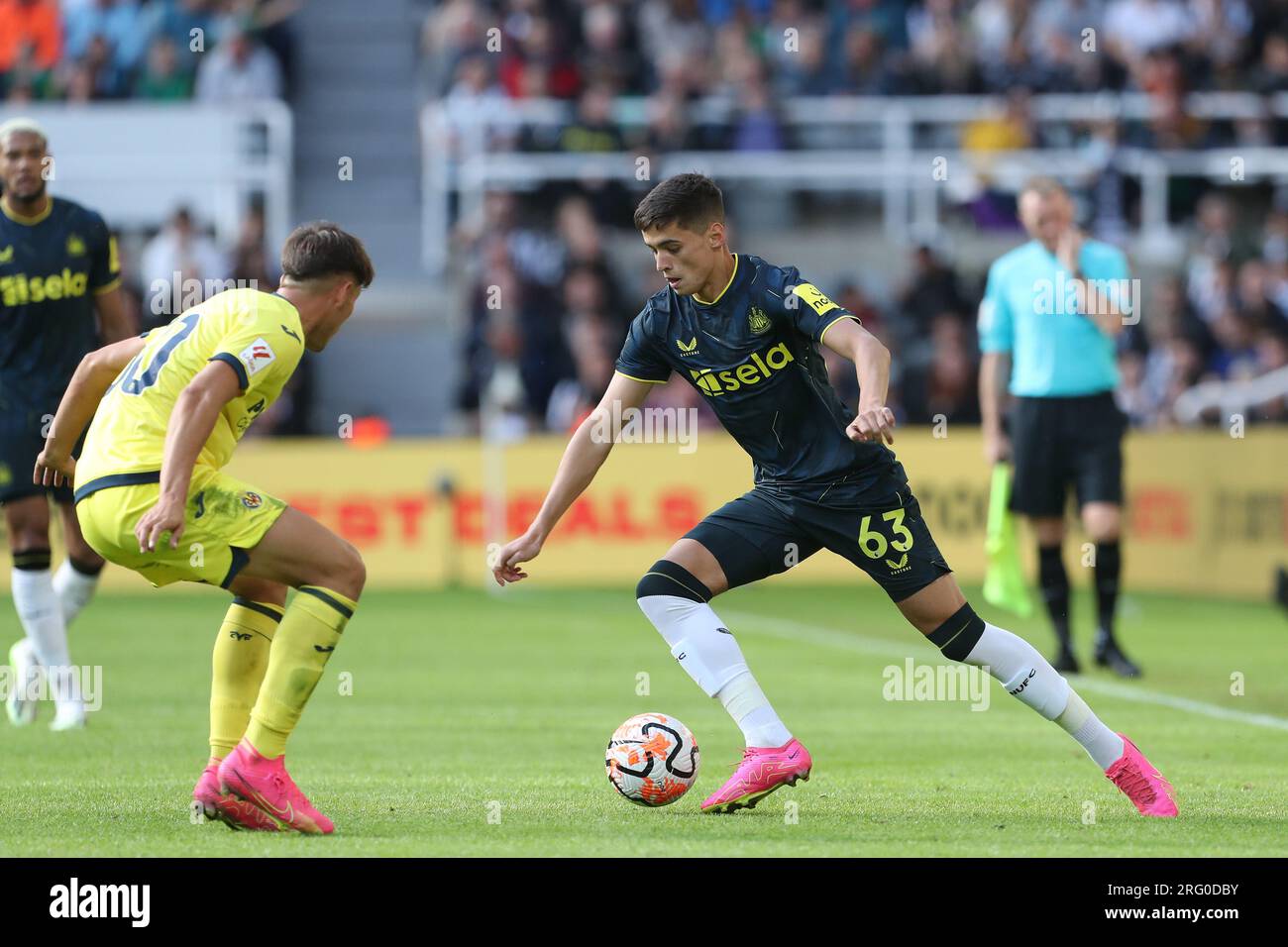 Ben Parkinson of Newcastle United in action during the Sela Cup match ...