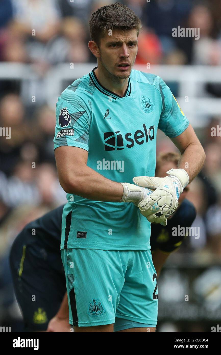 Nick Pope of Newcastle United during the Sela Cup match between ...