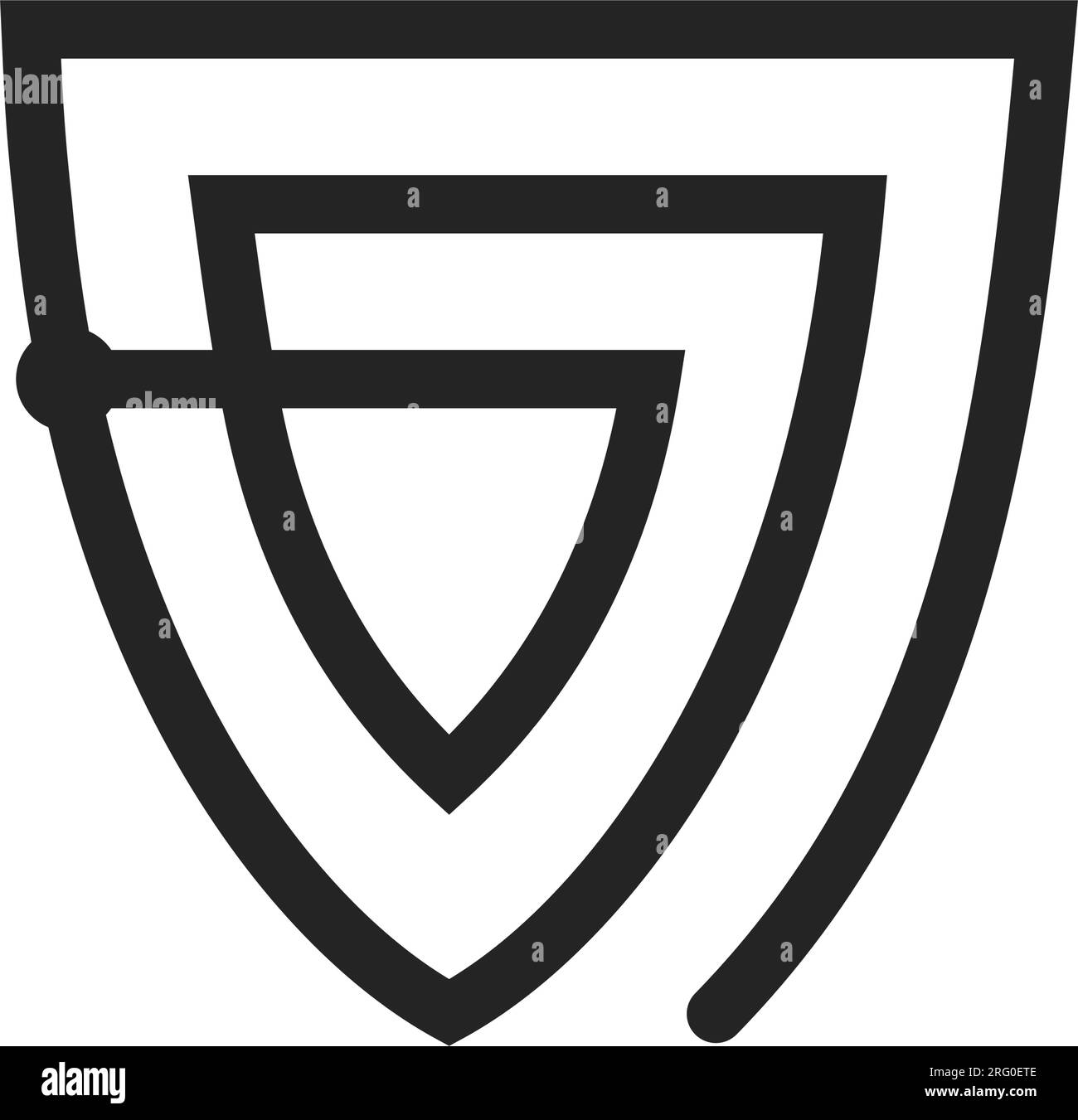 Guard logo template. Icon Illustration Brand Identity. Isolated and ...