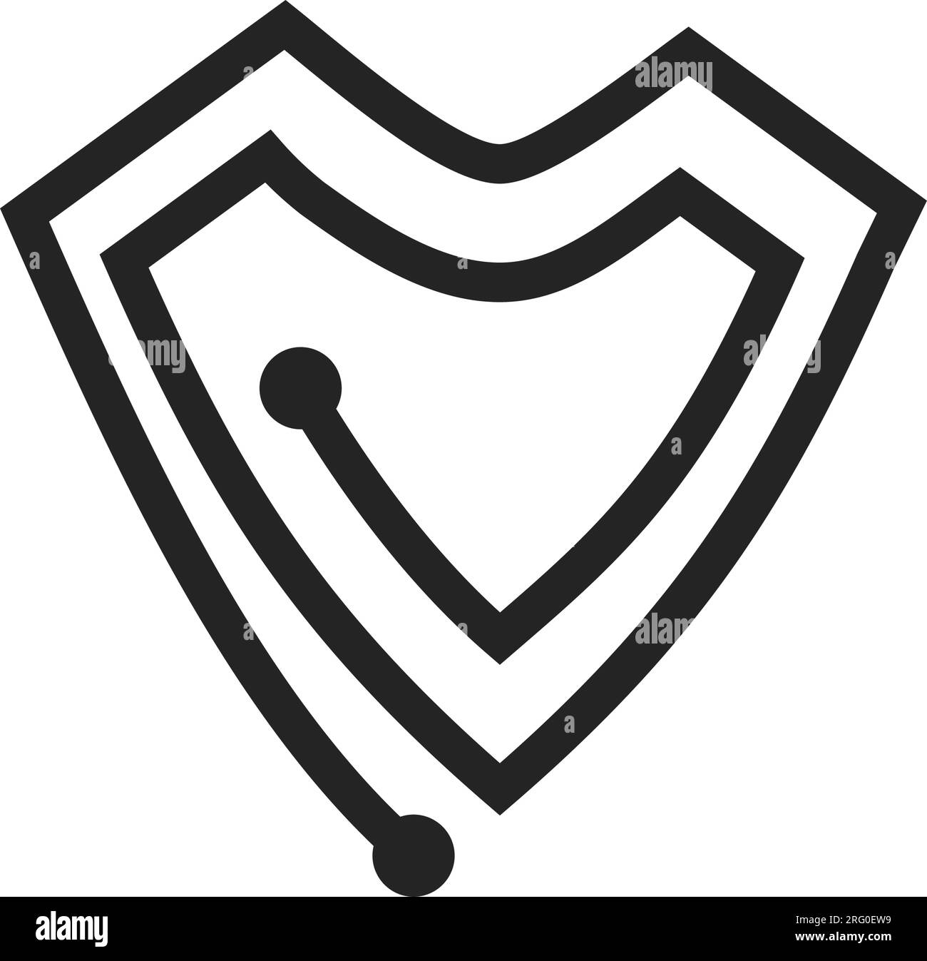 Guard logo template. Icon Illustration Brand Identity. Isolated and ...