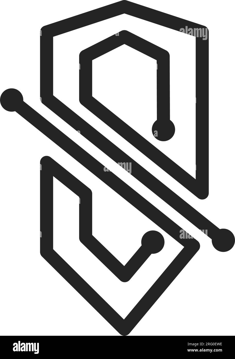 Guard logo template. Icon Illustration Brand Identity. Isolated and ...