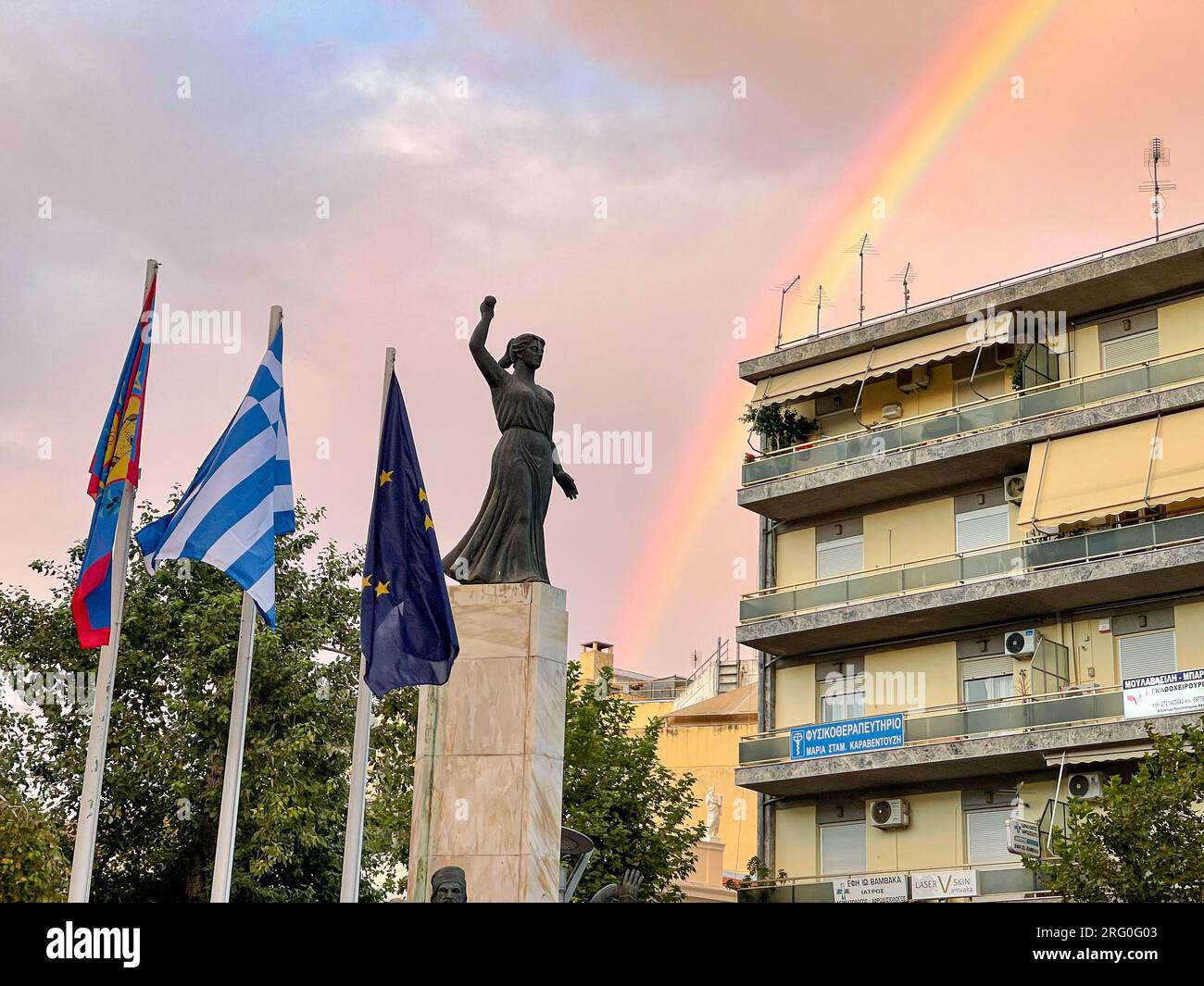 Statues and monuments of the Heroes of the Greek Revolutionary war in ...